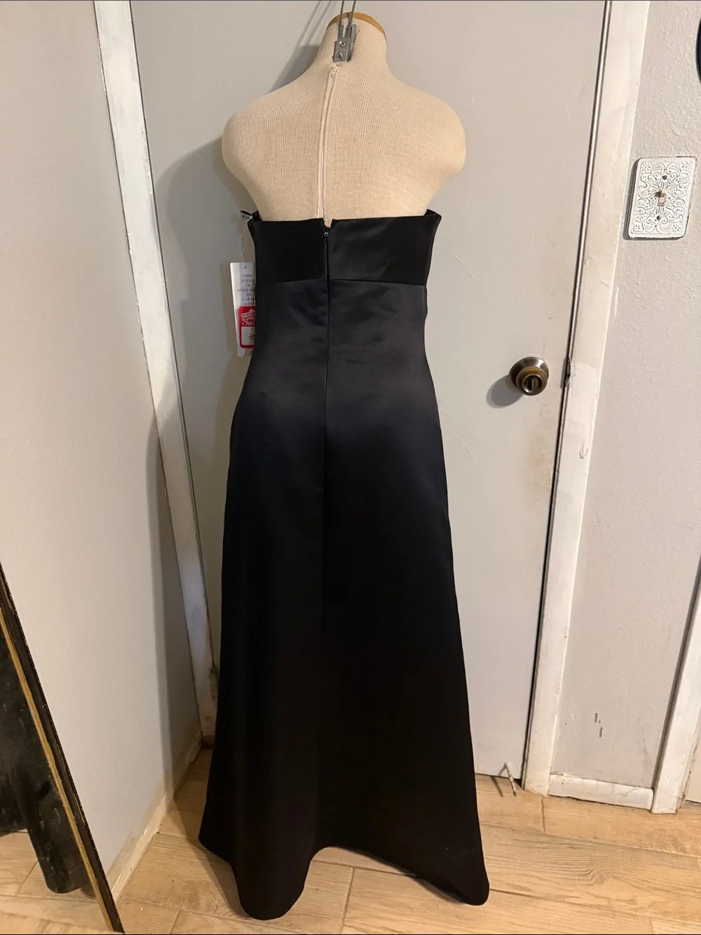 Bill Levkoff | Dresses | Bill Levkoff Strapless Black Satin Evening ...
